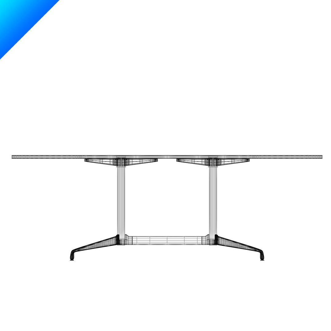 3d charles eames table tops