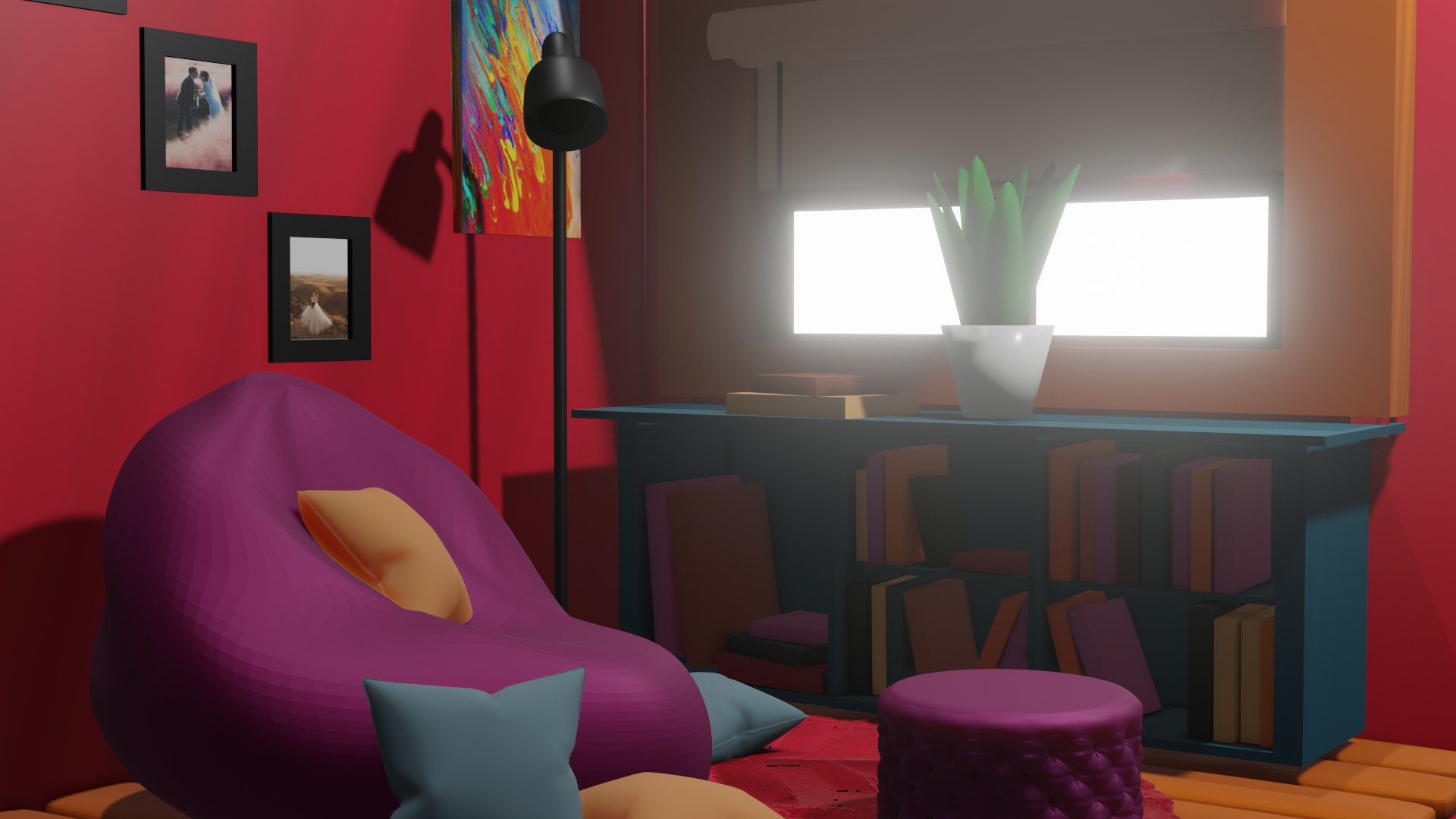 3D Reading Room 3D Model - TurboSquid 2057536