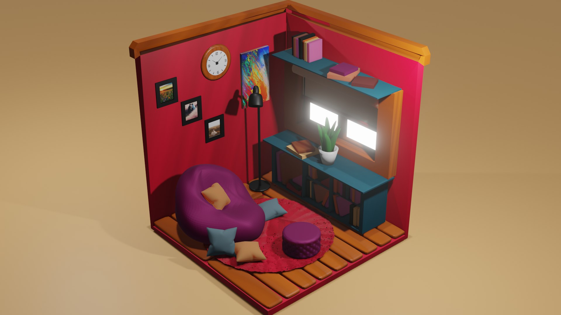 3D Reading Room 3D Model - TurboSquid 2057536