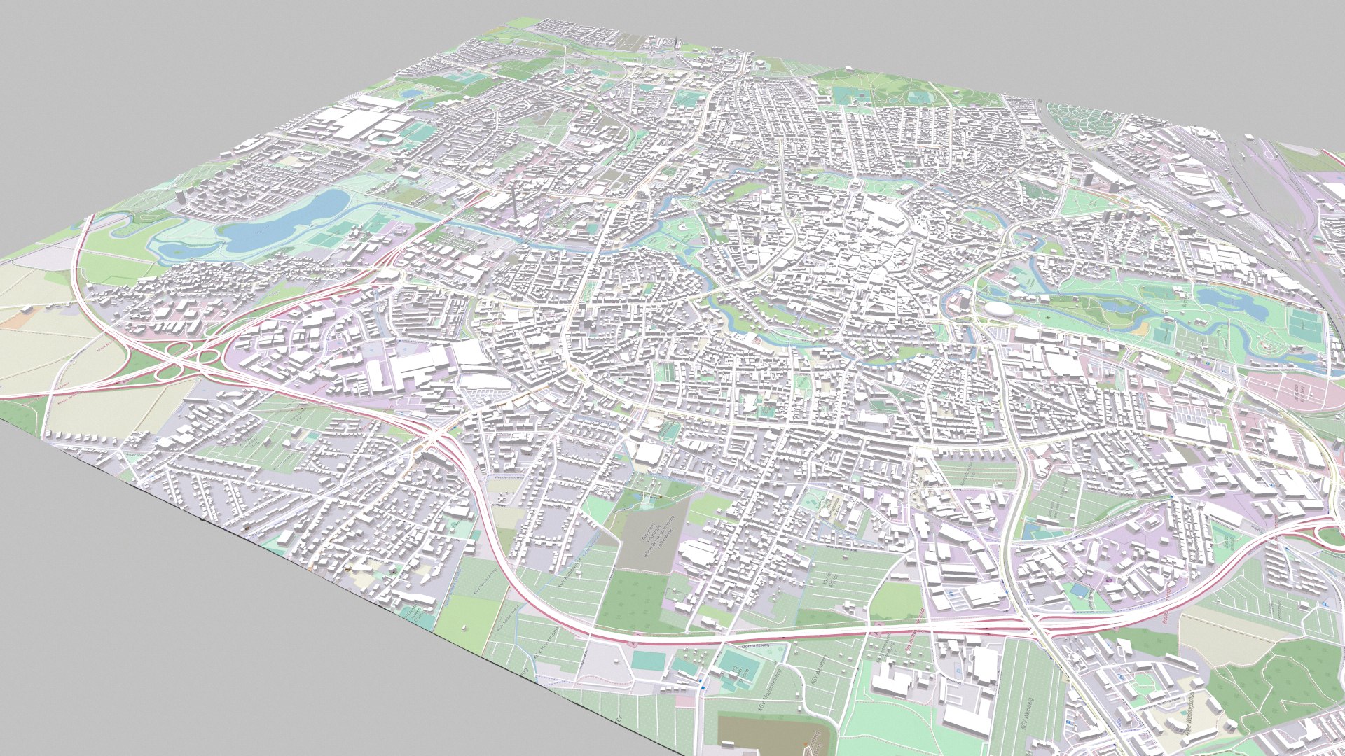 Cityscape Brunswick Germany 3D Model - TurboSquid 2138975