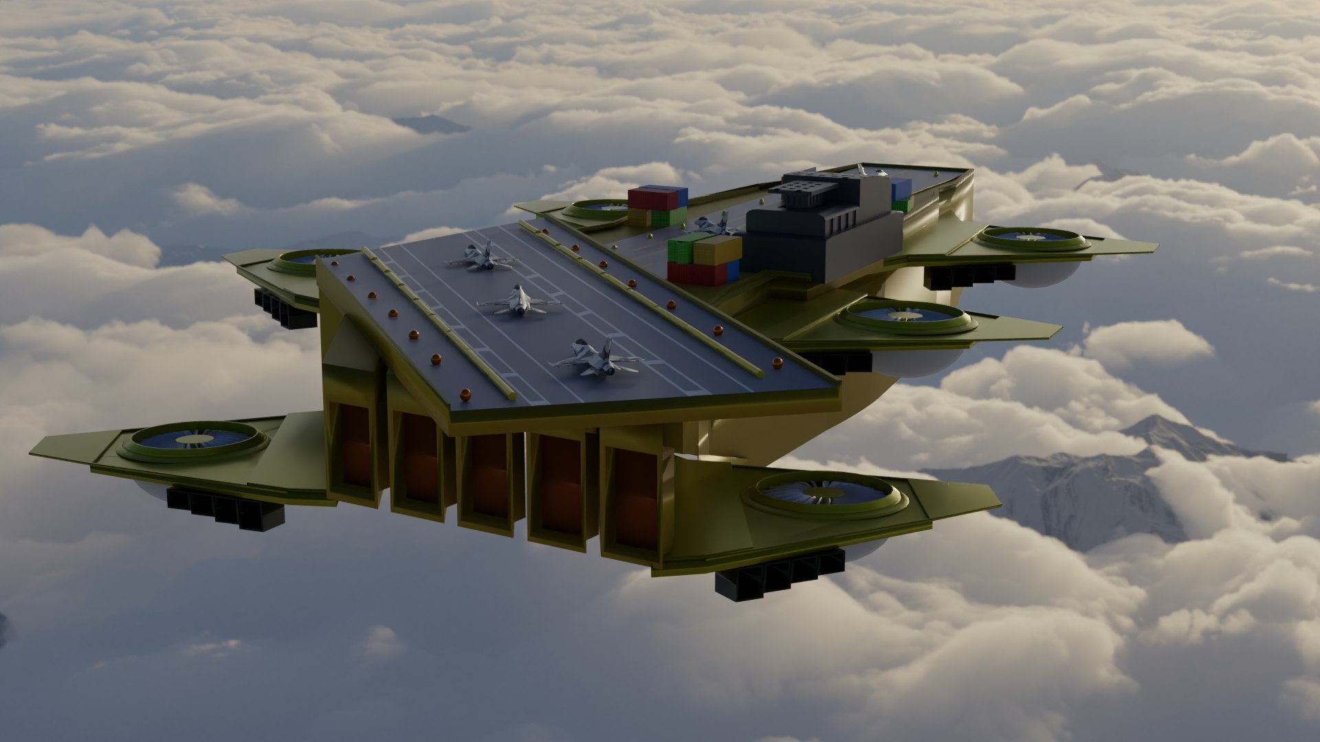 3D Flying Military - TurboSquid 1924091