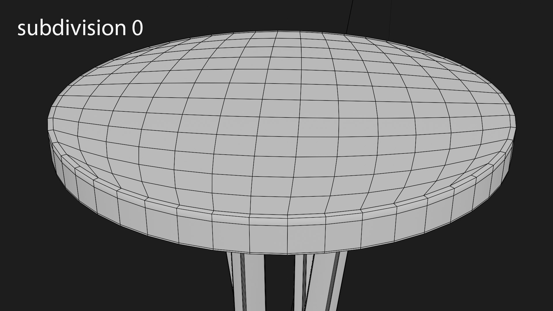 3D High Table Model - TurboSquid 2026455