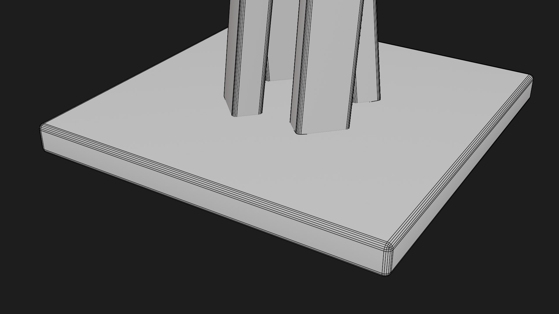3D High Table Model - TurboSquid 2026455