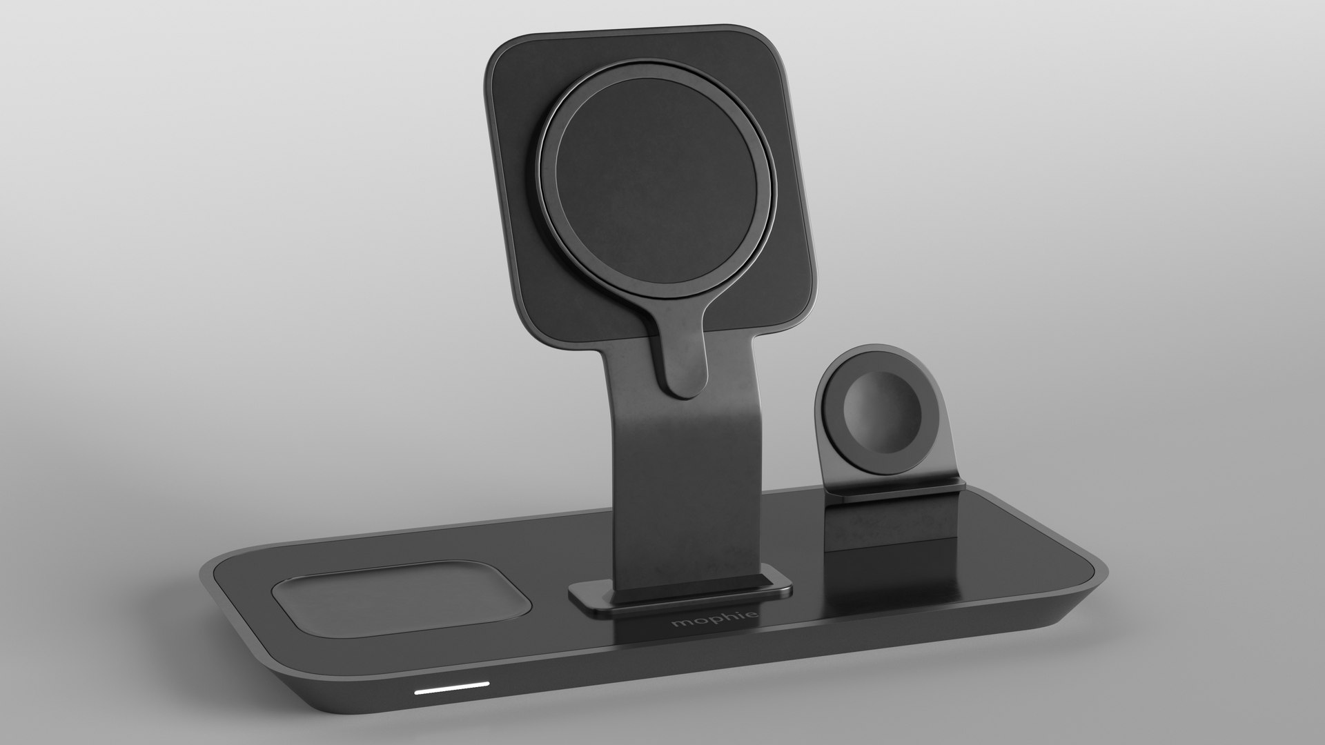 3D Mophie 3-in-1 Stand For MagSafe Charger Black - TurboSquid 2202817