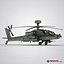 Apache Longbow Helicopter 3d Model