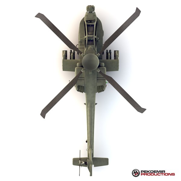 apache longbow helicopter 3d model