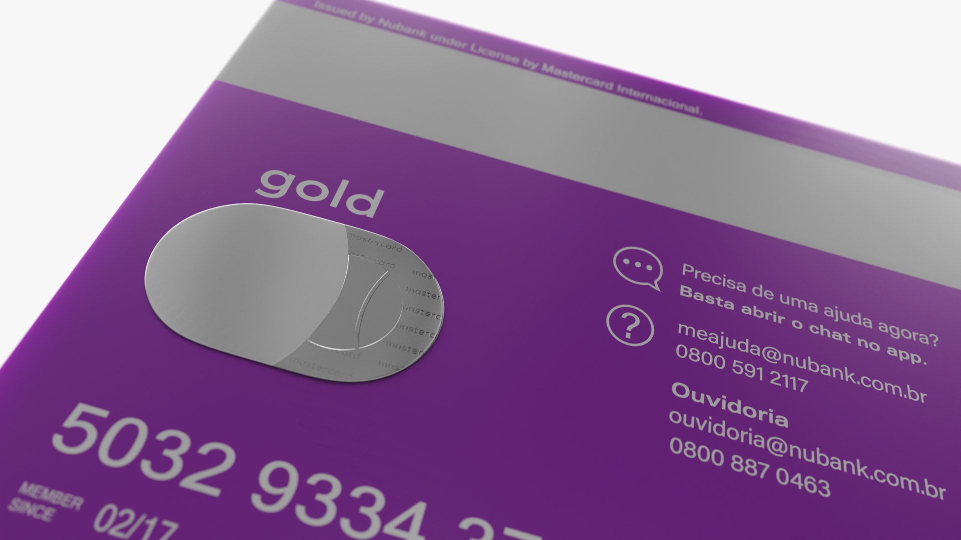 Nubank Credit Card 3D Model - TurboSquid 2337063