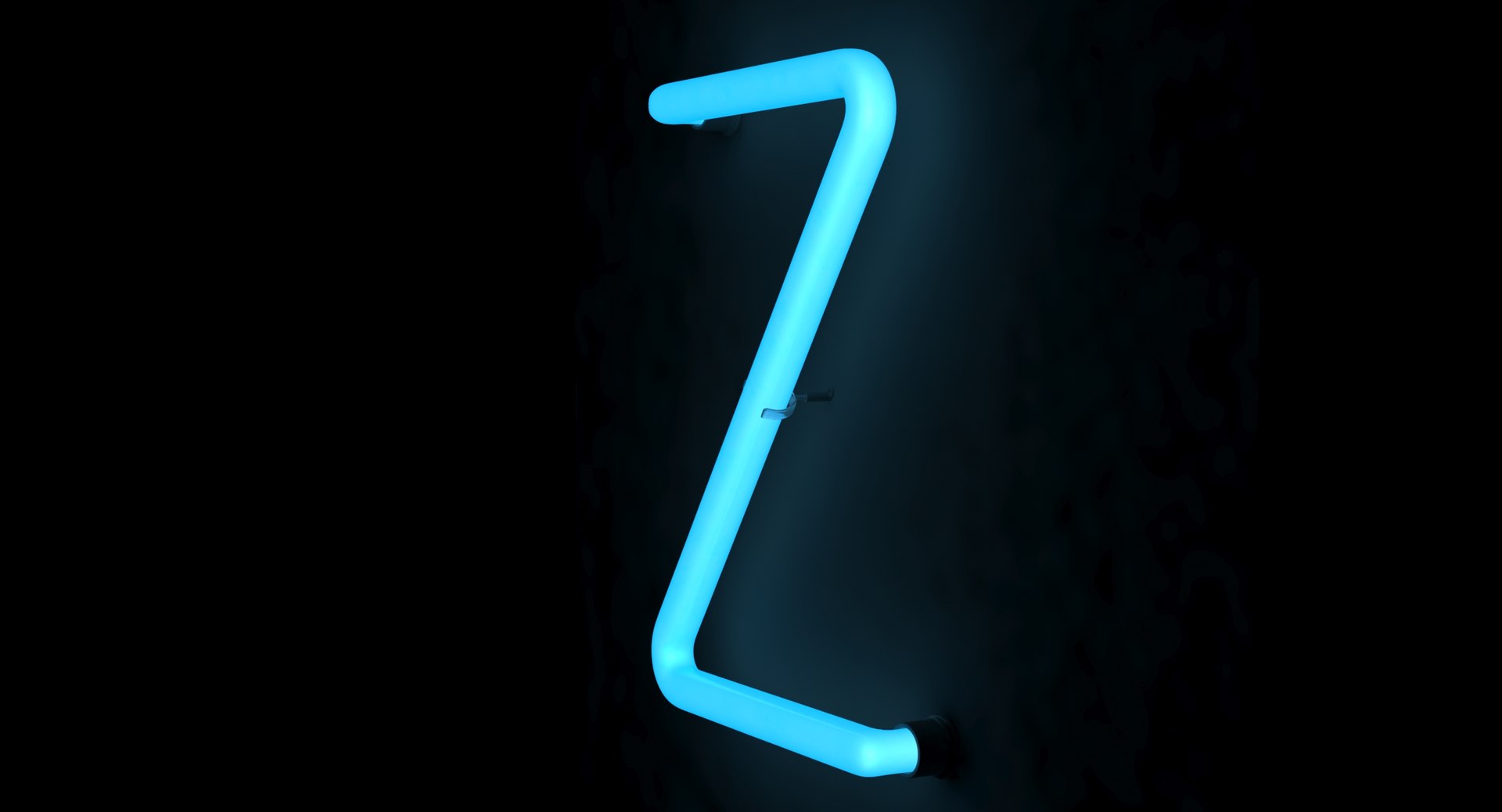 3D model neon letter z alphabet - TurboSquid 1640661