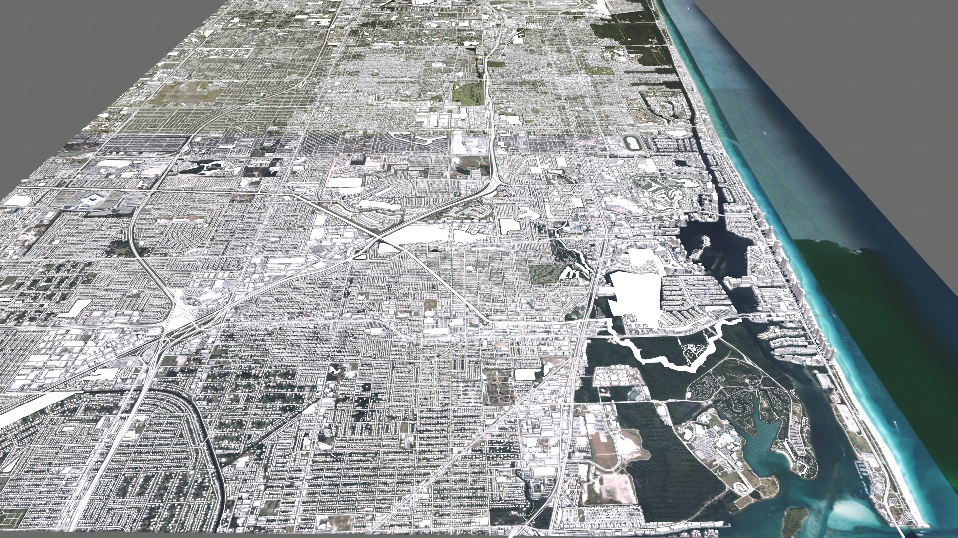 3D Cityscape Miami Florida USA Model - TurboSquid 1764186