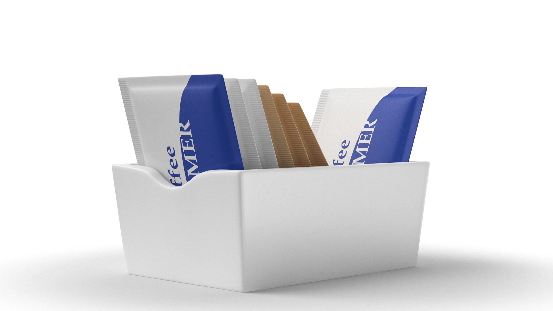 3D sugar set packet - TurboSquid 1437672