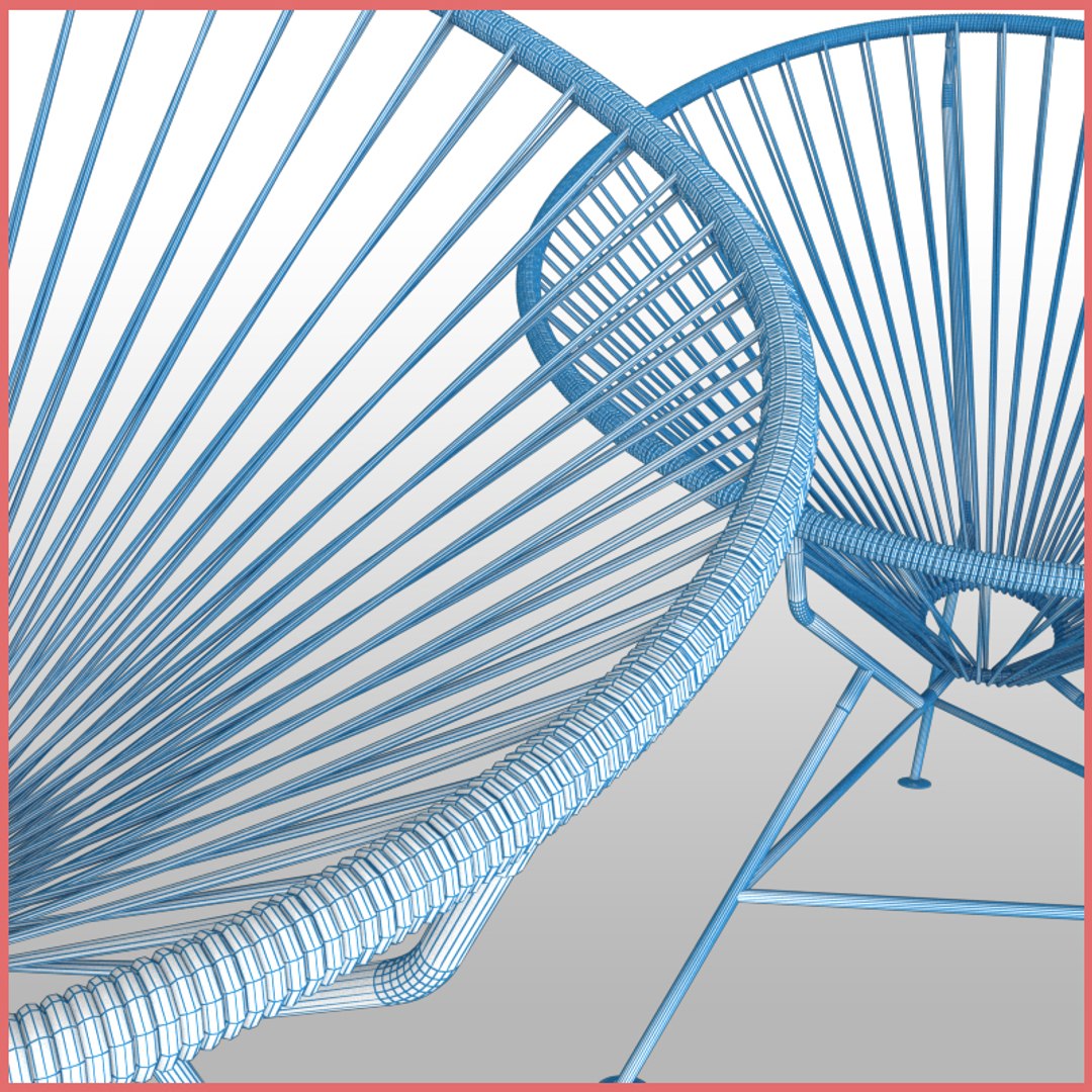 3D Acapulco Chair - TurboSquid 1158026