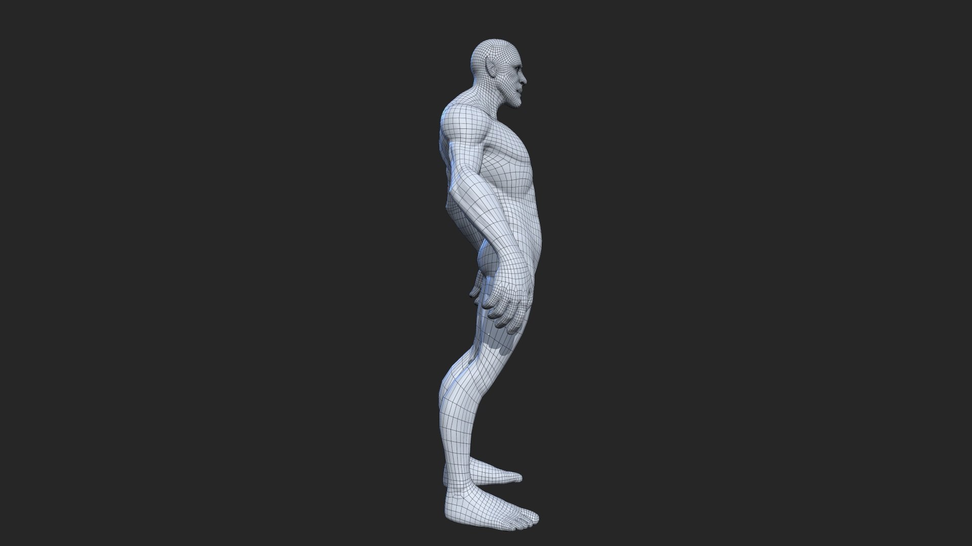 Creature male body base model - TurboSquid 1623114