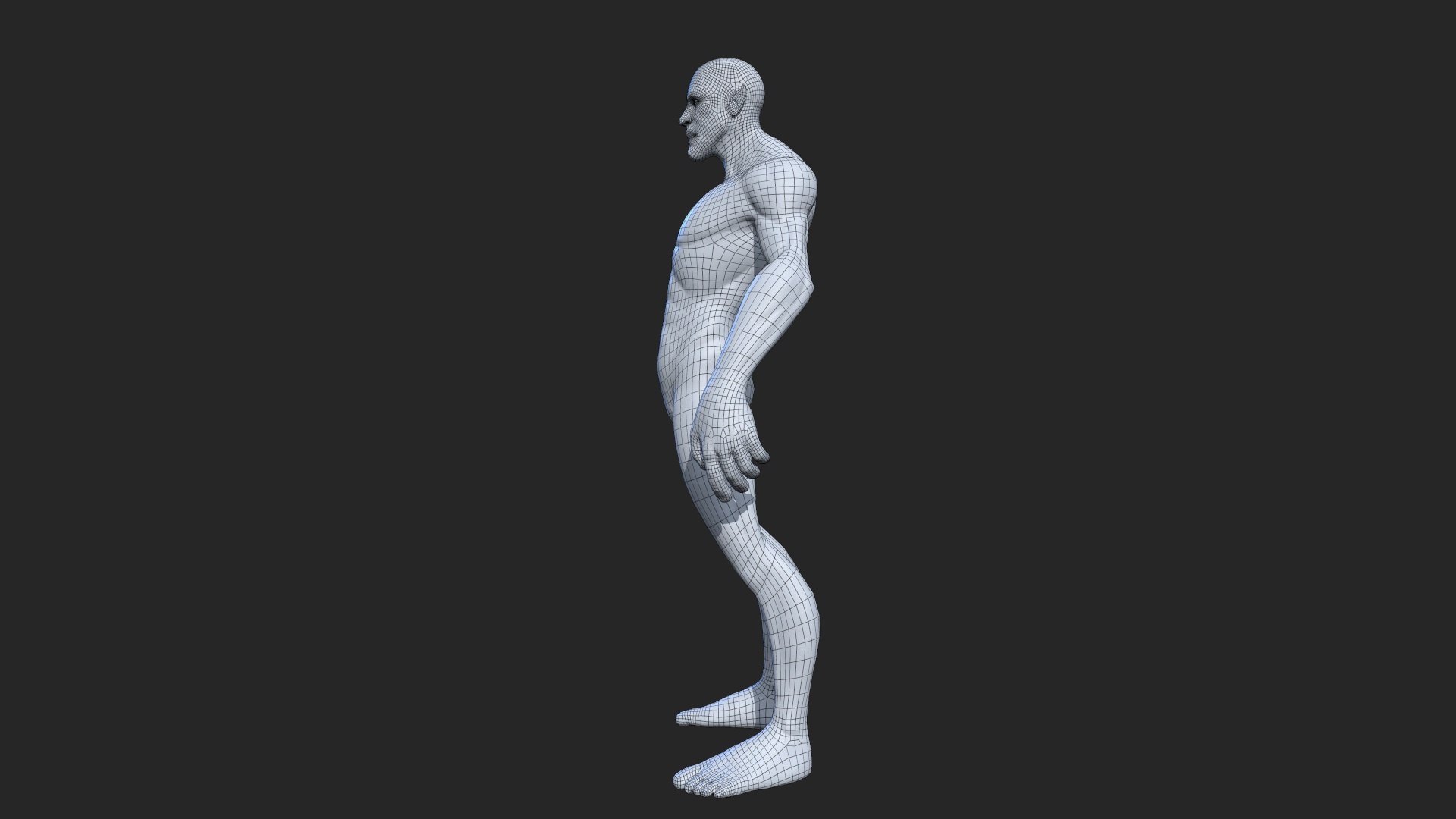 Creature male body base model - TurboSquid 1623114