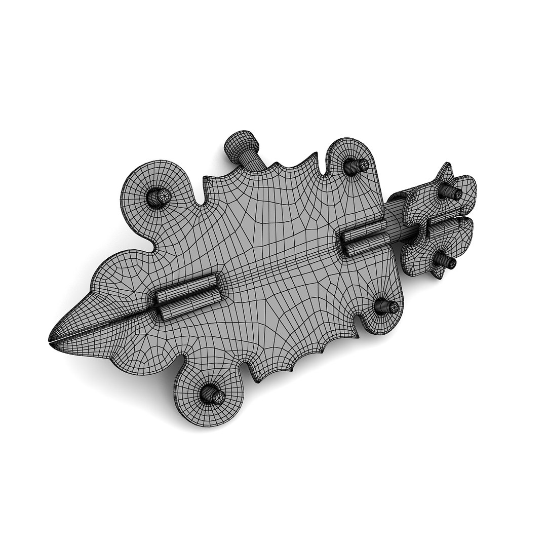 3D Slide Bolt Deadbolt Locks Model - TurboSquid 1400474