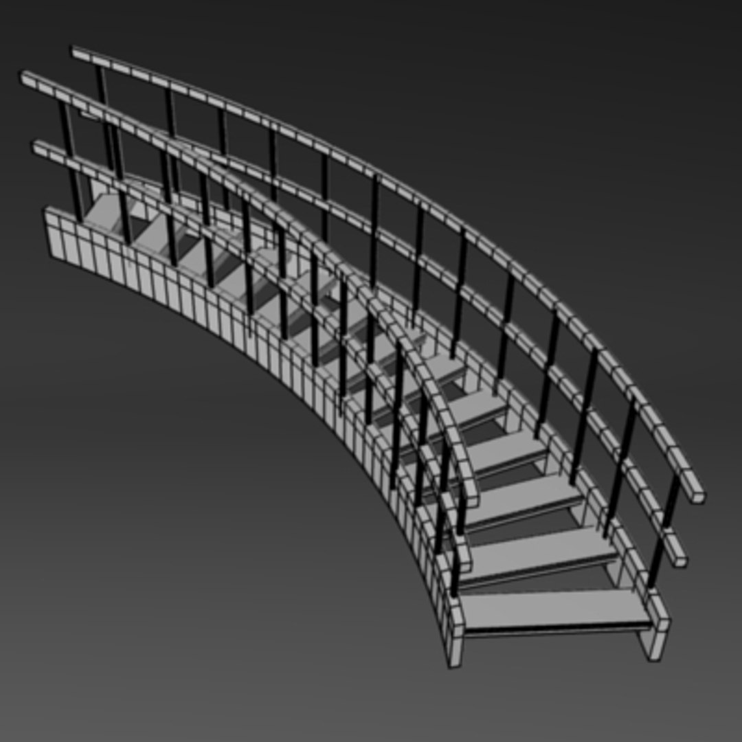 3ds Max Stairs
