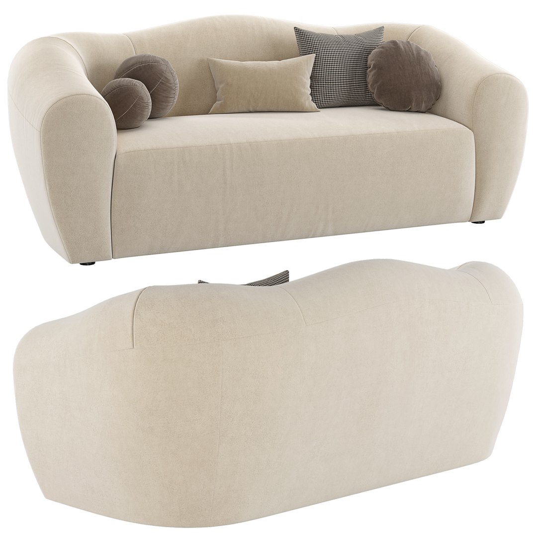 Sofa Bruna model - TurboSquid 2150717