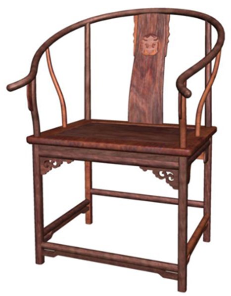 ancient furniture chair huanghuali 3d ma