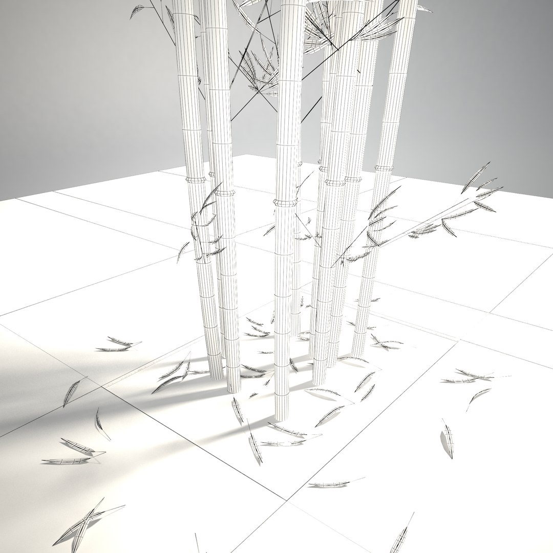 3d Exterior Bamboo Tree