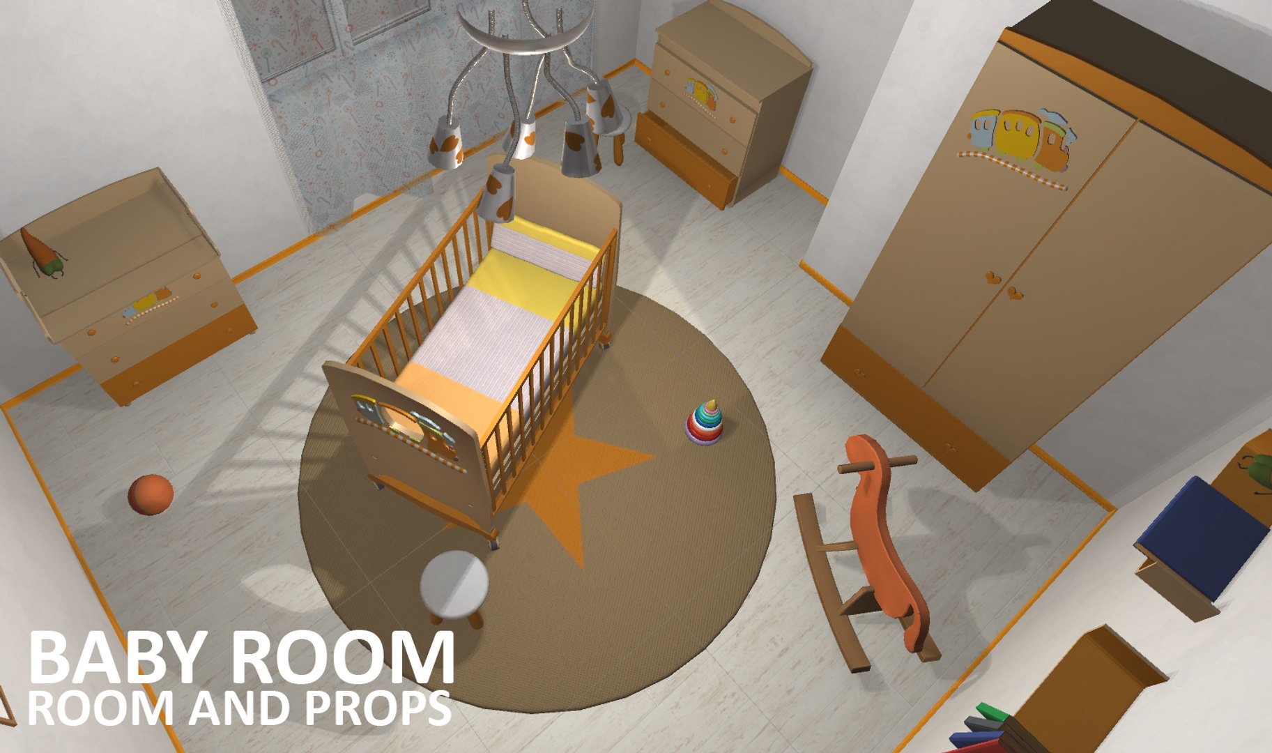 Vr Baby Room 3D - TurboSquid 1415575