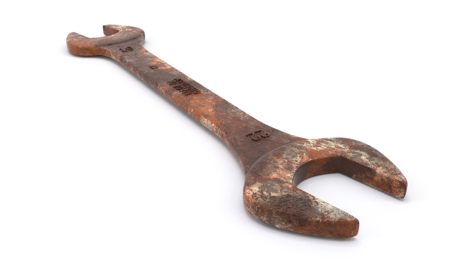 3D Old Spanner model - TurboSquid 1714891