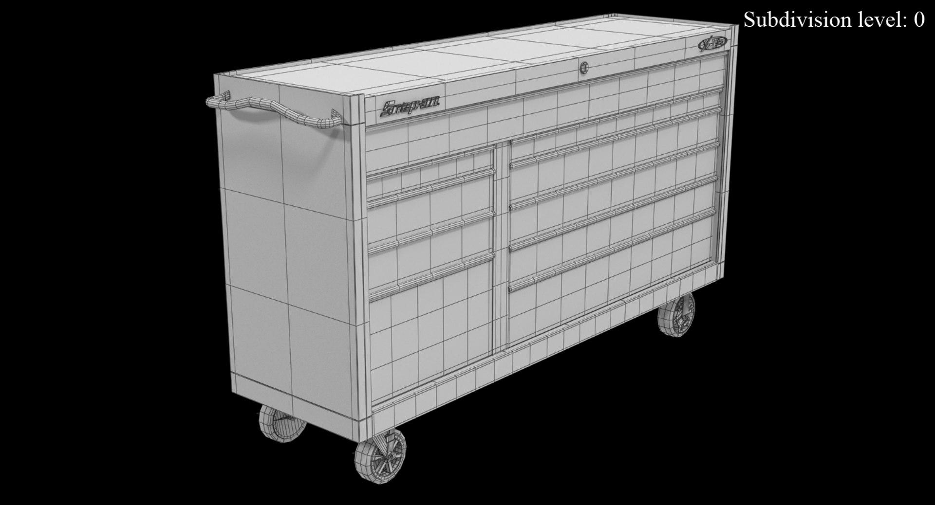 Tool Storage Blue 3D Model - TurboSquid 1160129
