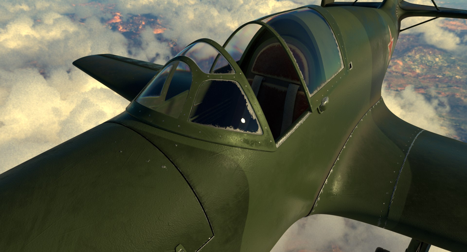 3d model bereznyak-isayev bi-1 fighter bereznyak