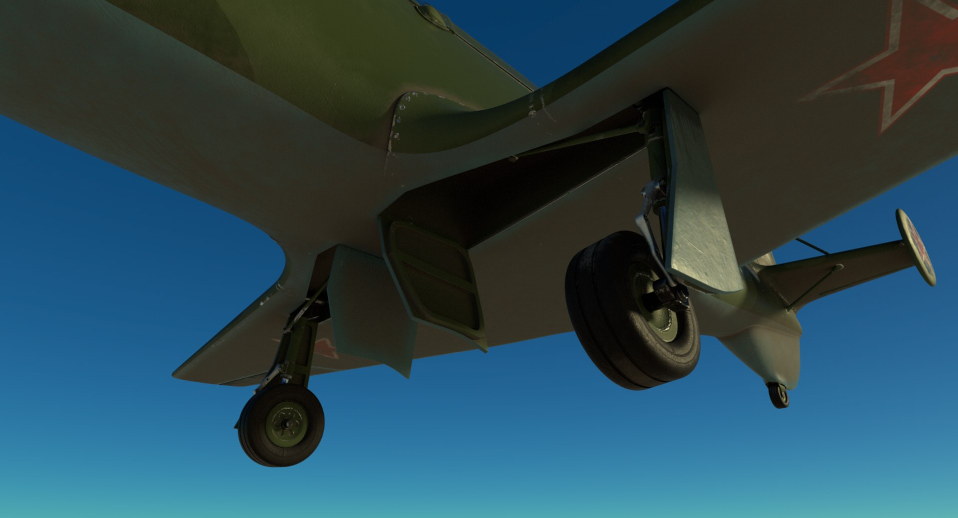 3d model bereznyak-isayev bi-1 fighter bereznyak