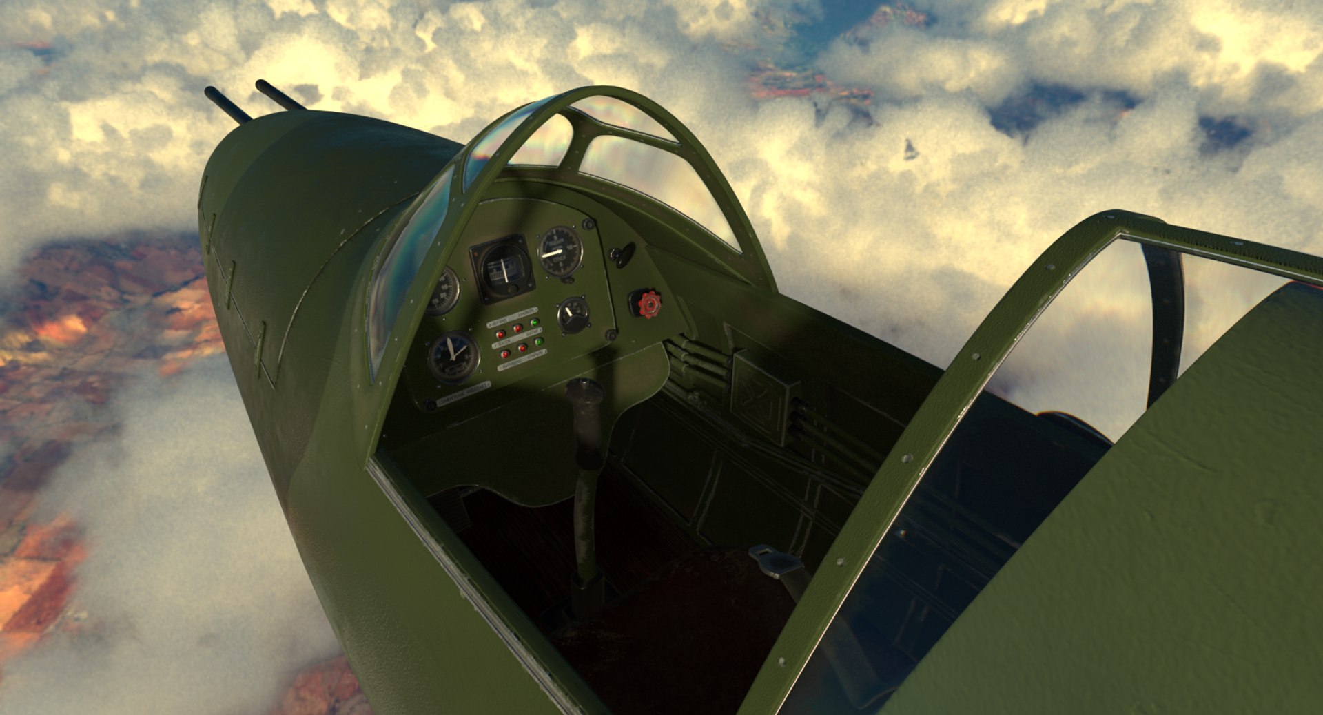 3d model bereznyak-isayev bi-1 fighter bereznyak