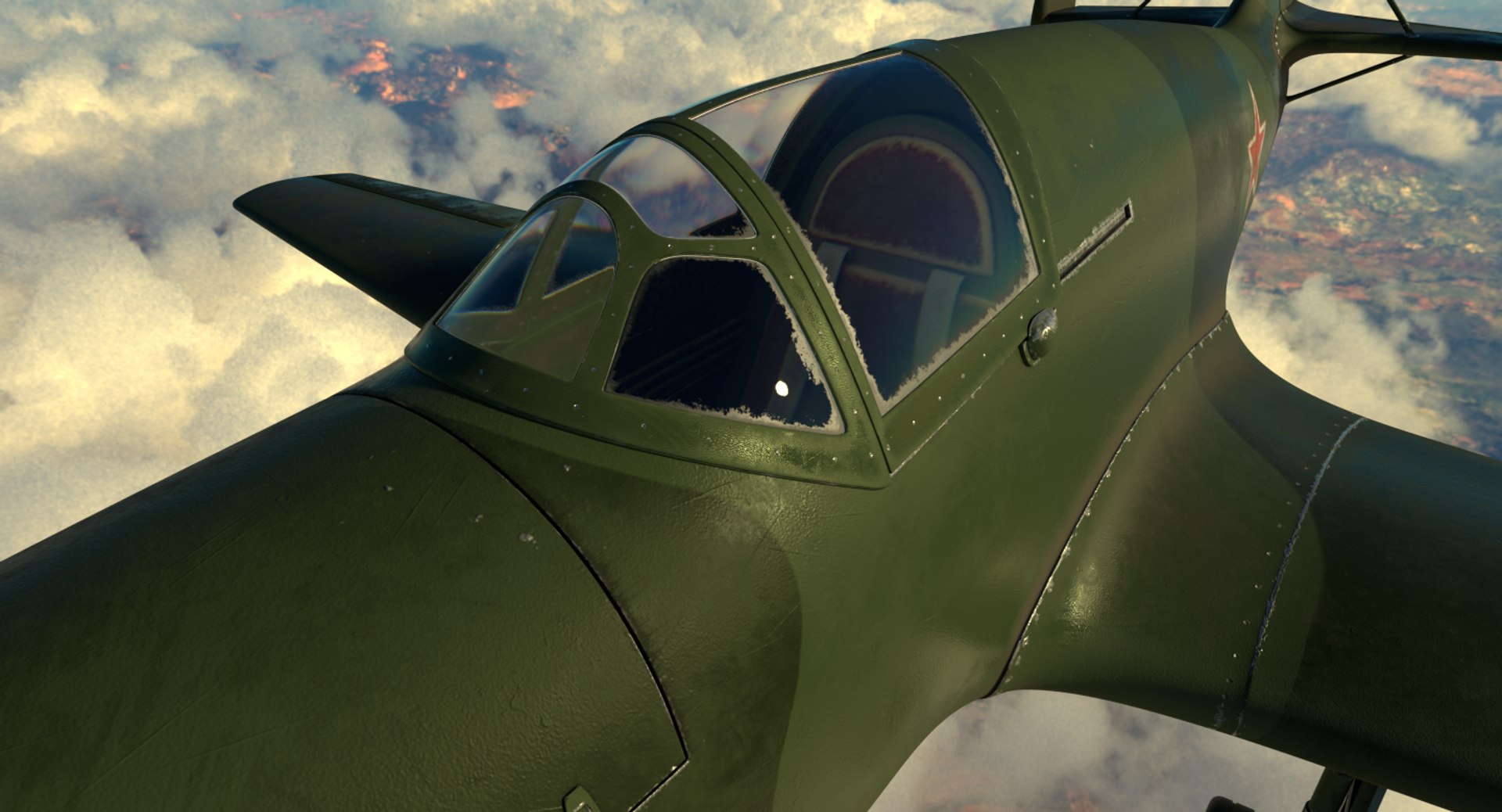 3d model bereznyak-isayev bi-1 fighter bereznyak