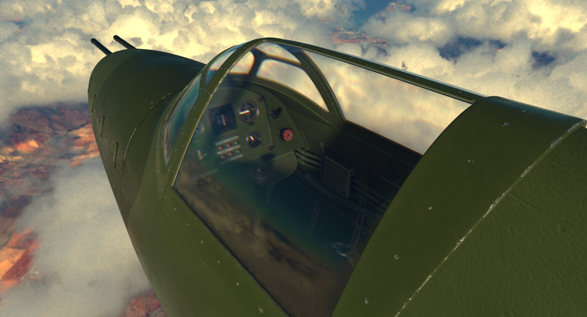 3d model bereznyak-isayev bi-1 fighter bereznyak