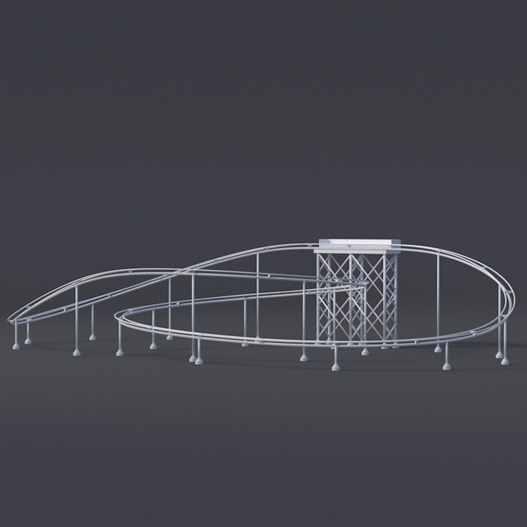 c4d roller coaster