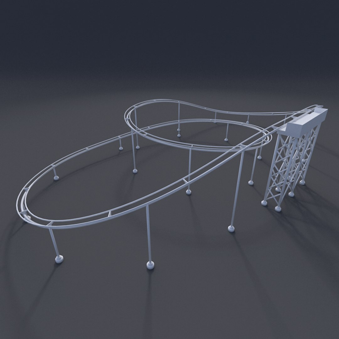 c4d roller coaster