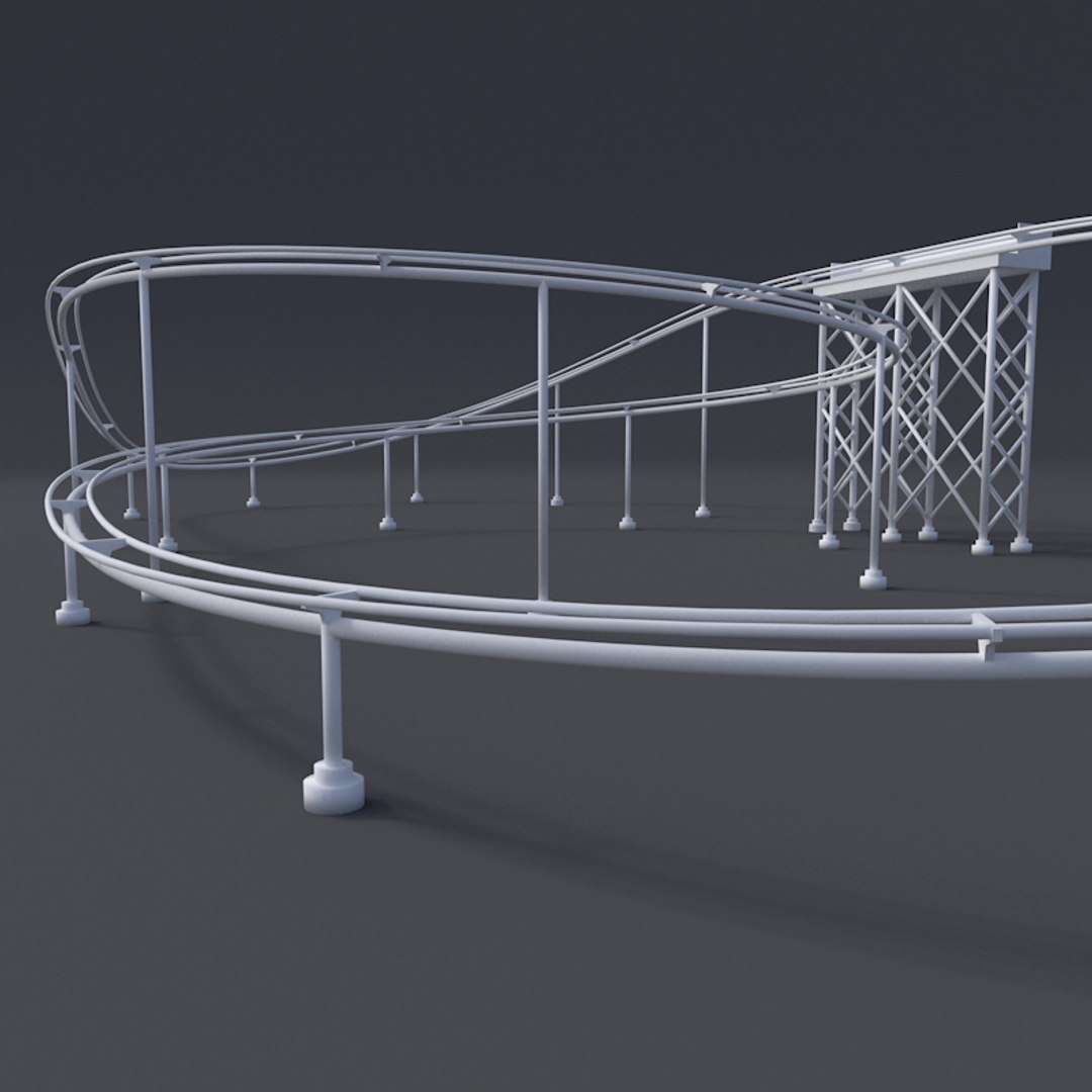 c4d roller coaster