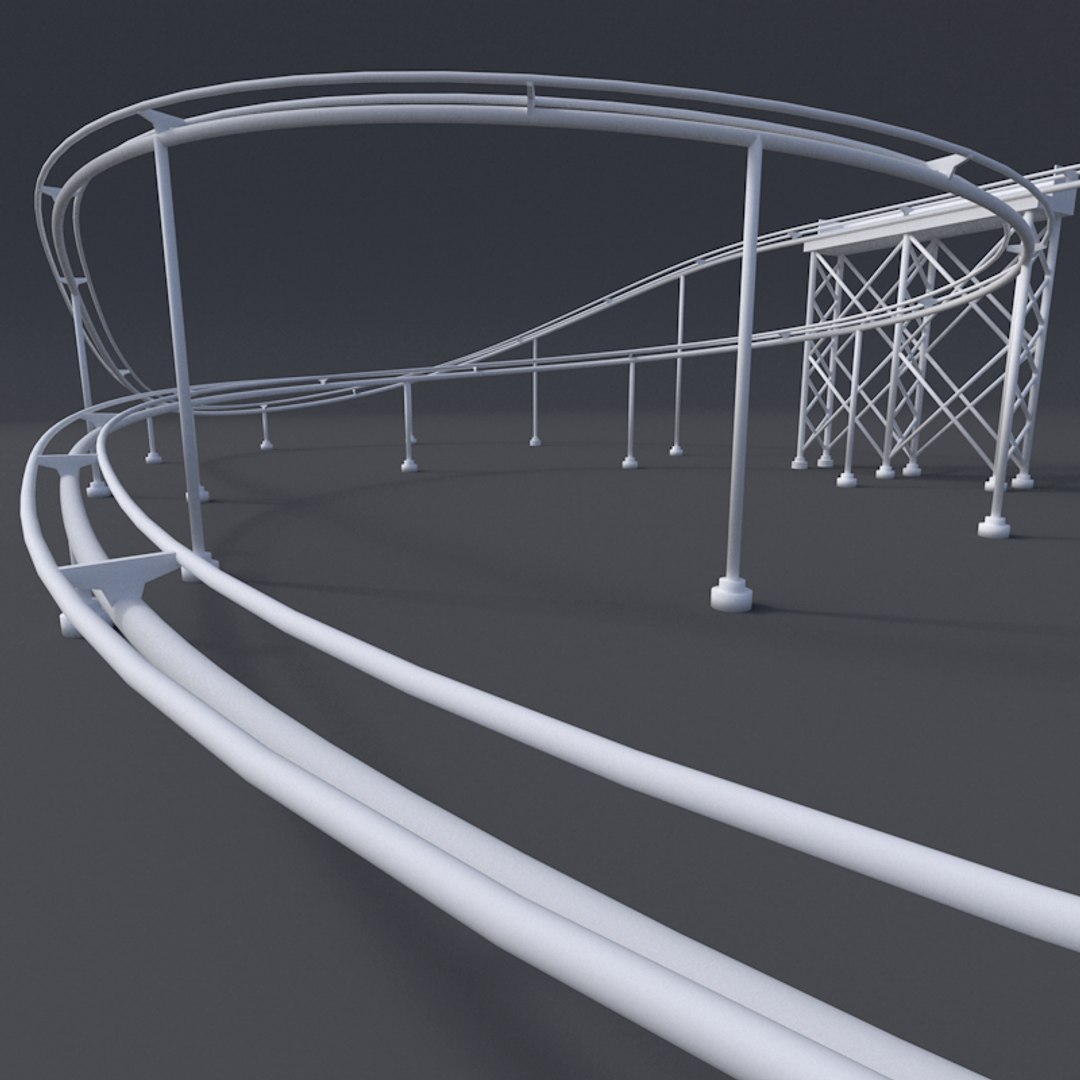 c4d roller coaster