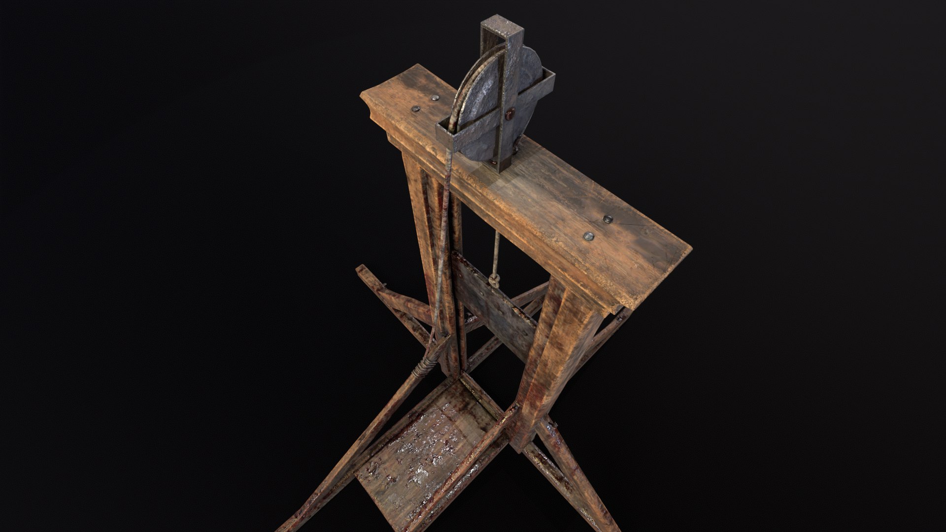 Halifax Gibbet Torture Device 3D Model - TurboSquid 2198271