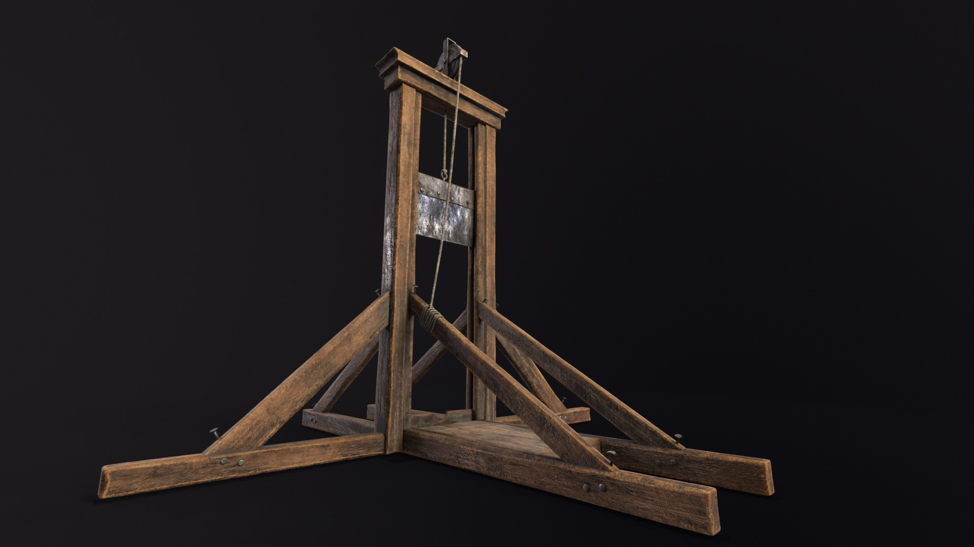 Halifax Gibbet Torture Device 3D Model - TurboSquid 2198271