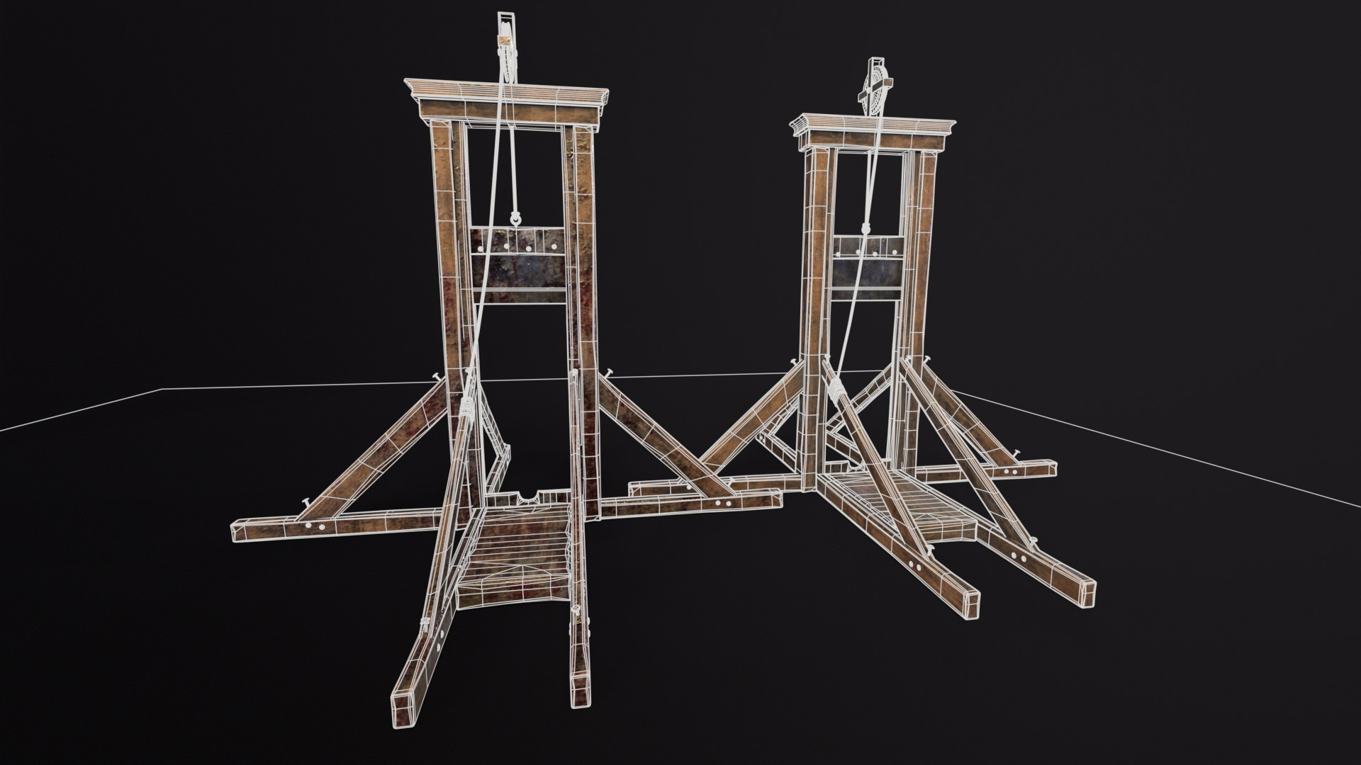 Halifax Gibbet Torture Device 3D Model - TurboSquid 2198271