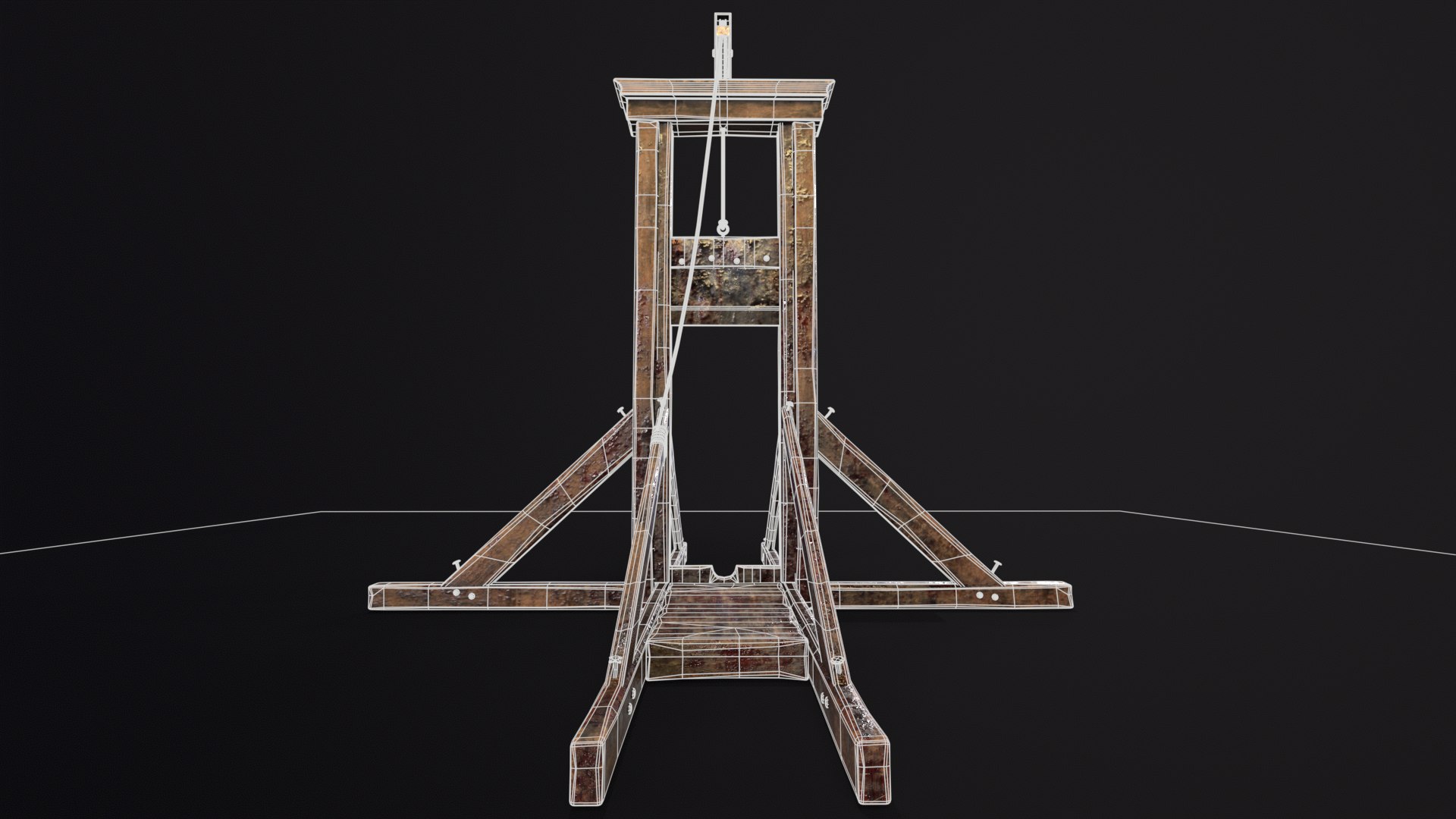 Halifax Gibbet Torture Device 3D Model - TurboSquid 2198271