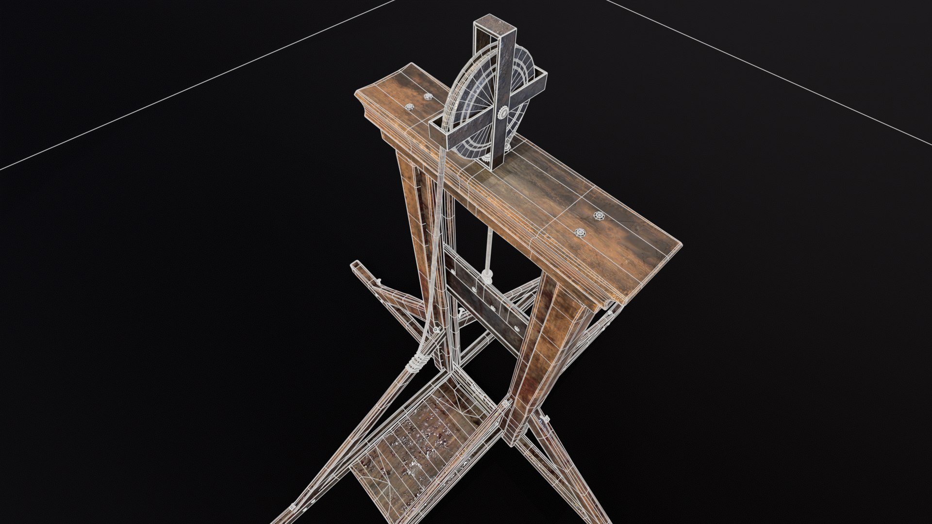 Halifax Gibbet Torture Device 3D Model - TurboSquid 2198271
