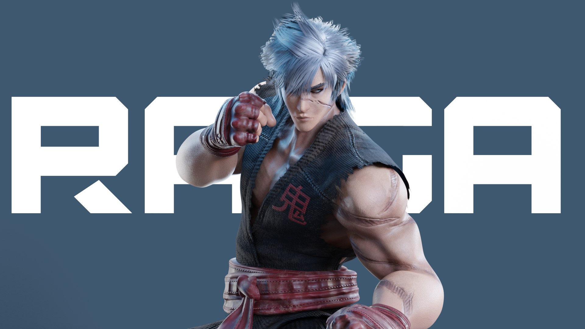 Stylized Male Fighting Character - Raiga 3D Model - TurboSquid 2356502