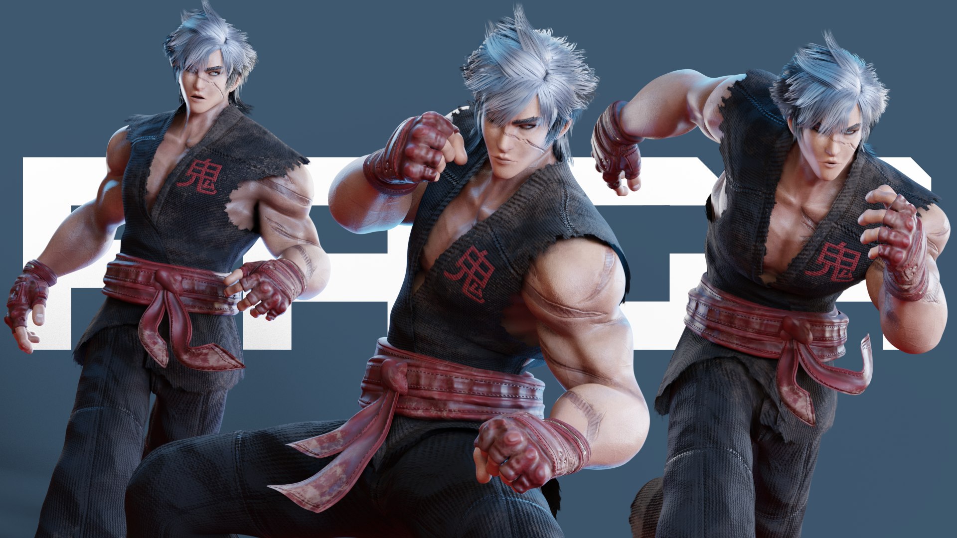 Stylized Male Fighting Character - Raiga 3D Model - TurboSquid 2356502