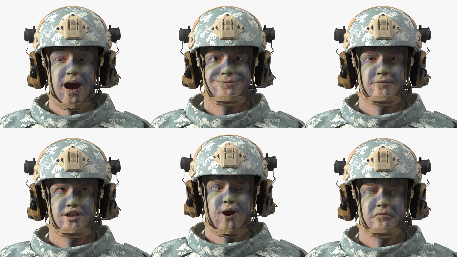 3D Soldier In Grey Tactical Gear Rigged Model - TurboSquid 2264744