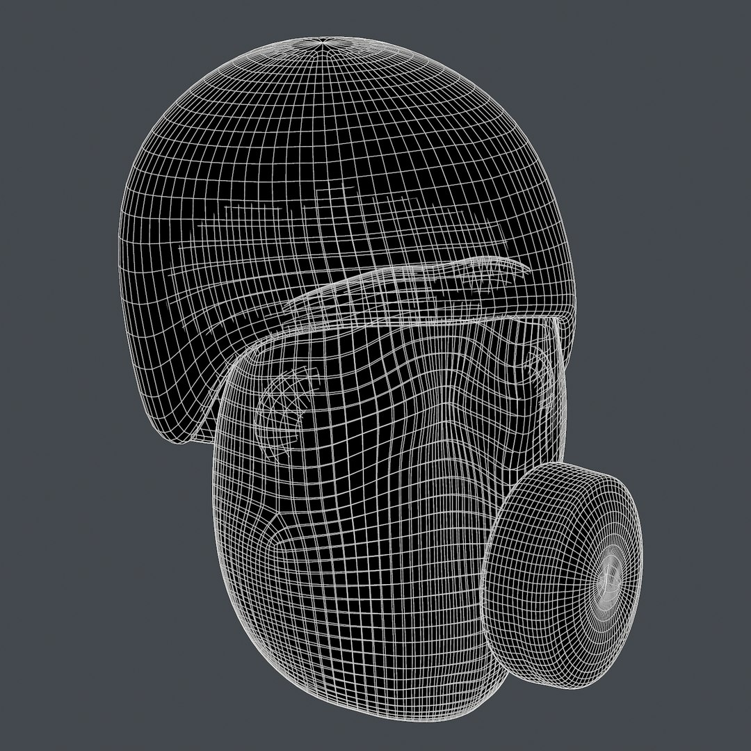 3D Model Gas Mask Respirator Scifi Mode - TurboSquid 1757561