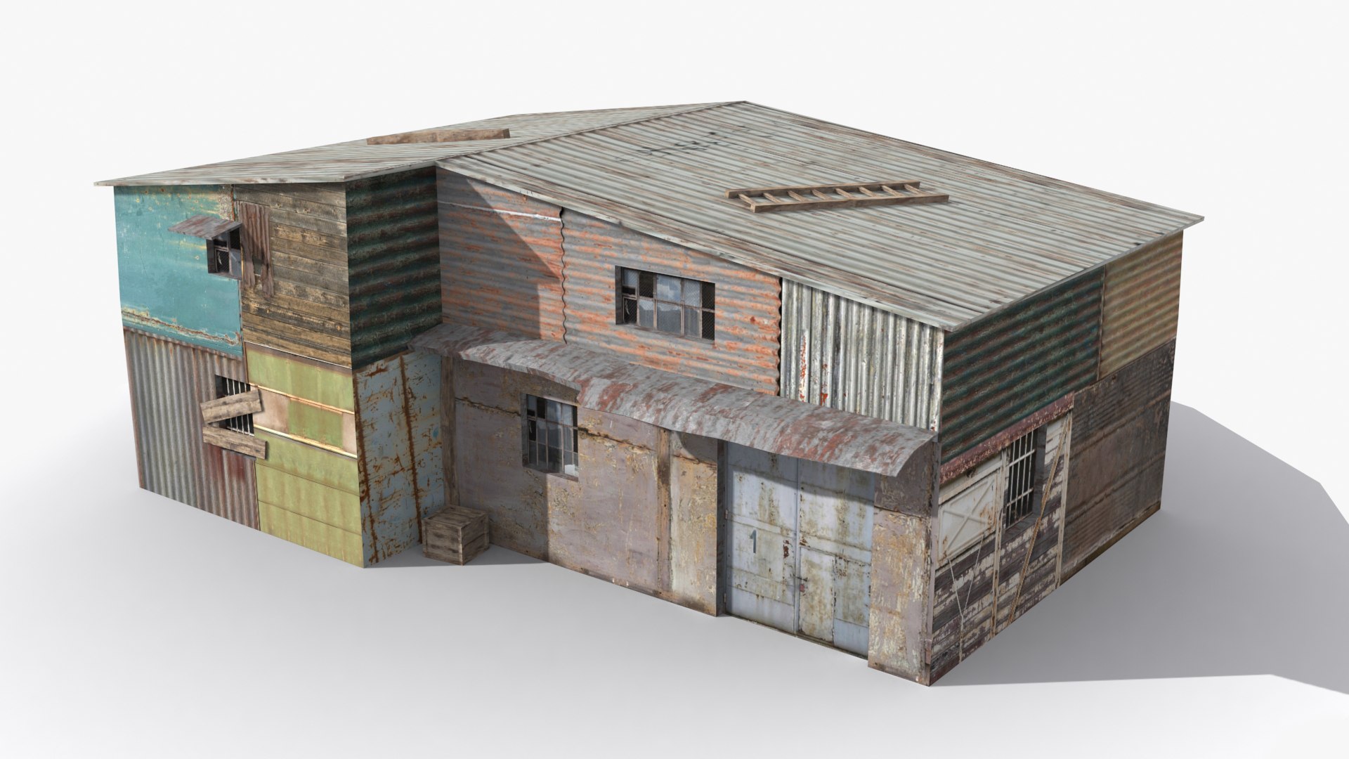 Slum X15 3D Model - TurboSquid 2009568