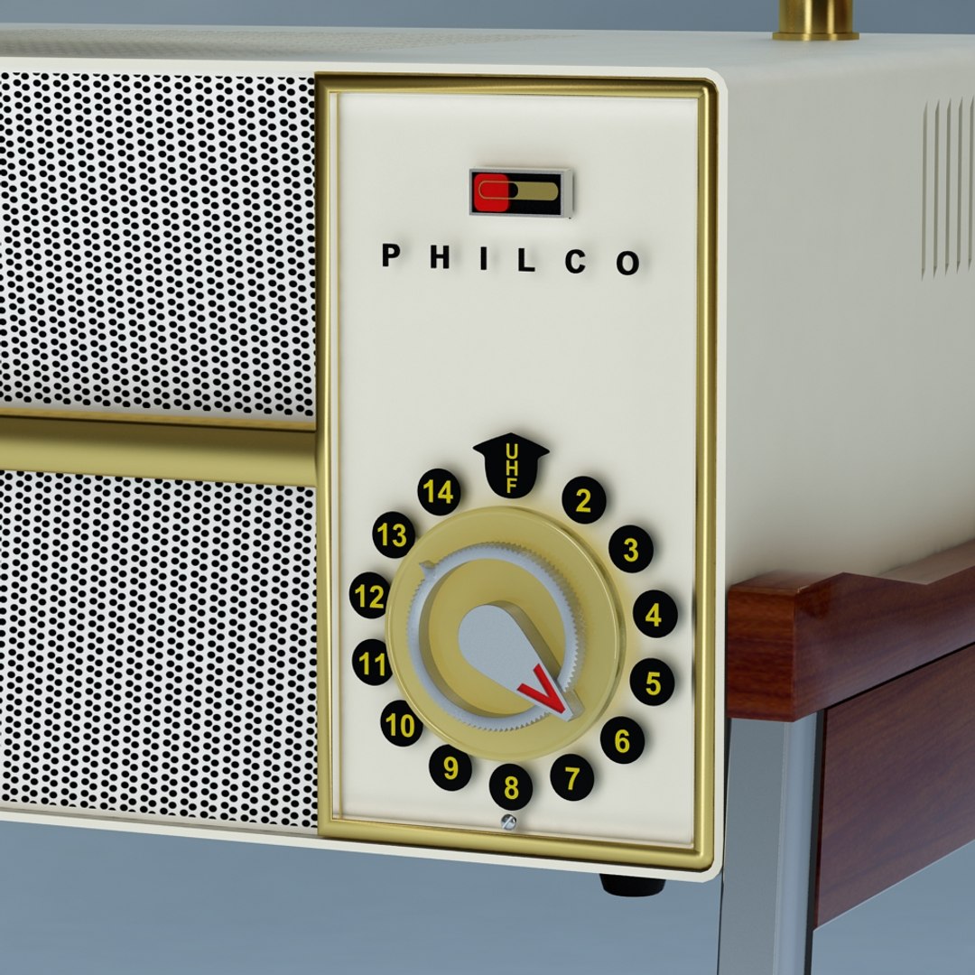 Philco Predicta Tv Max8 3d Obj