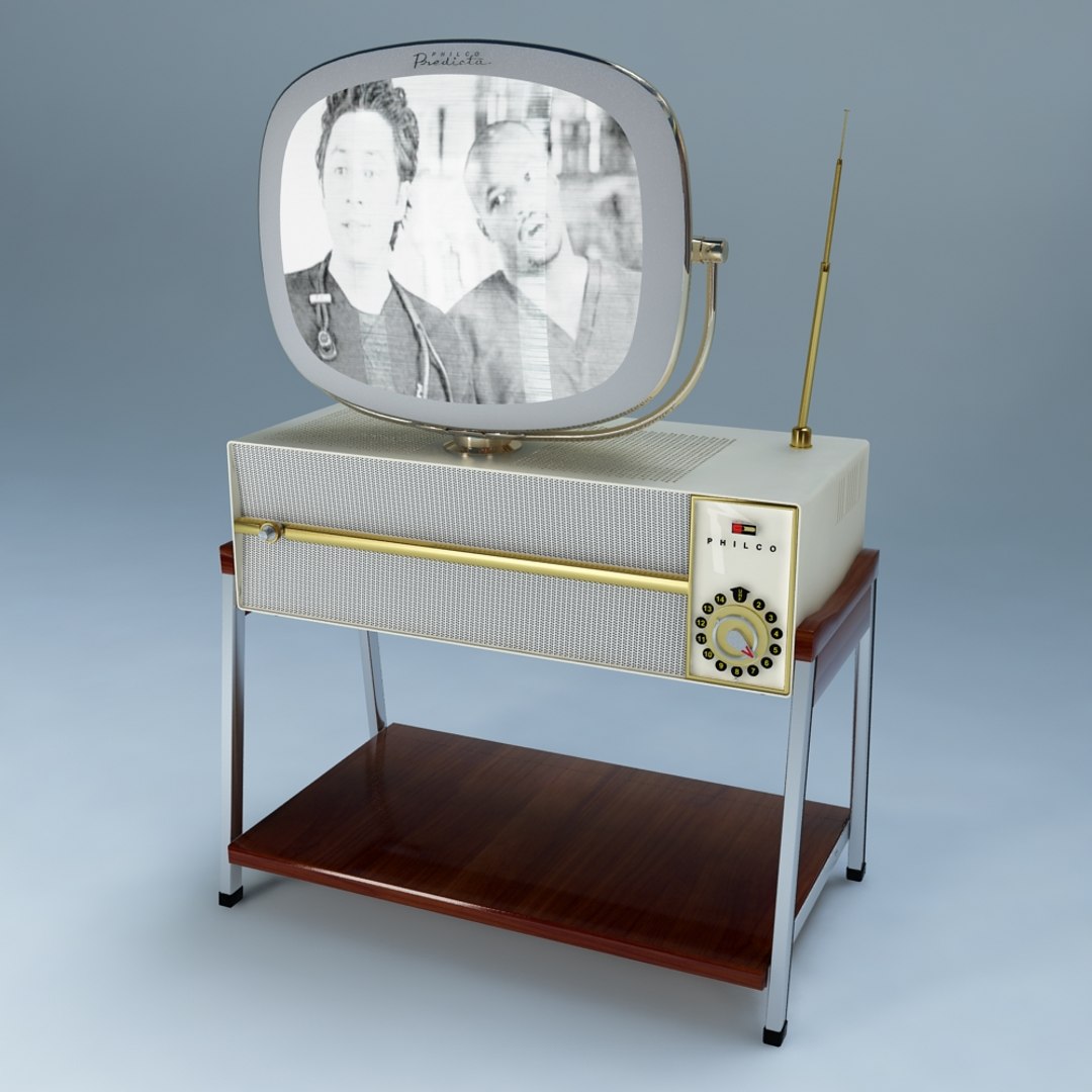 Philco Predicta Tv Max8 3d Obj