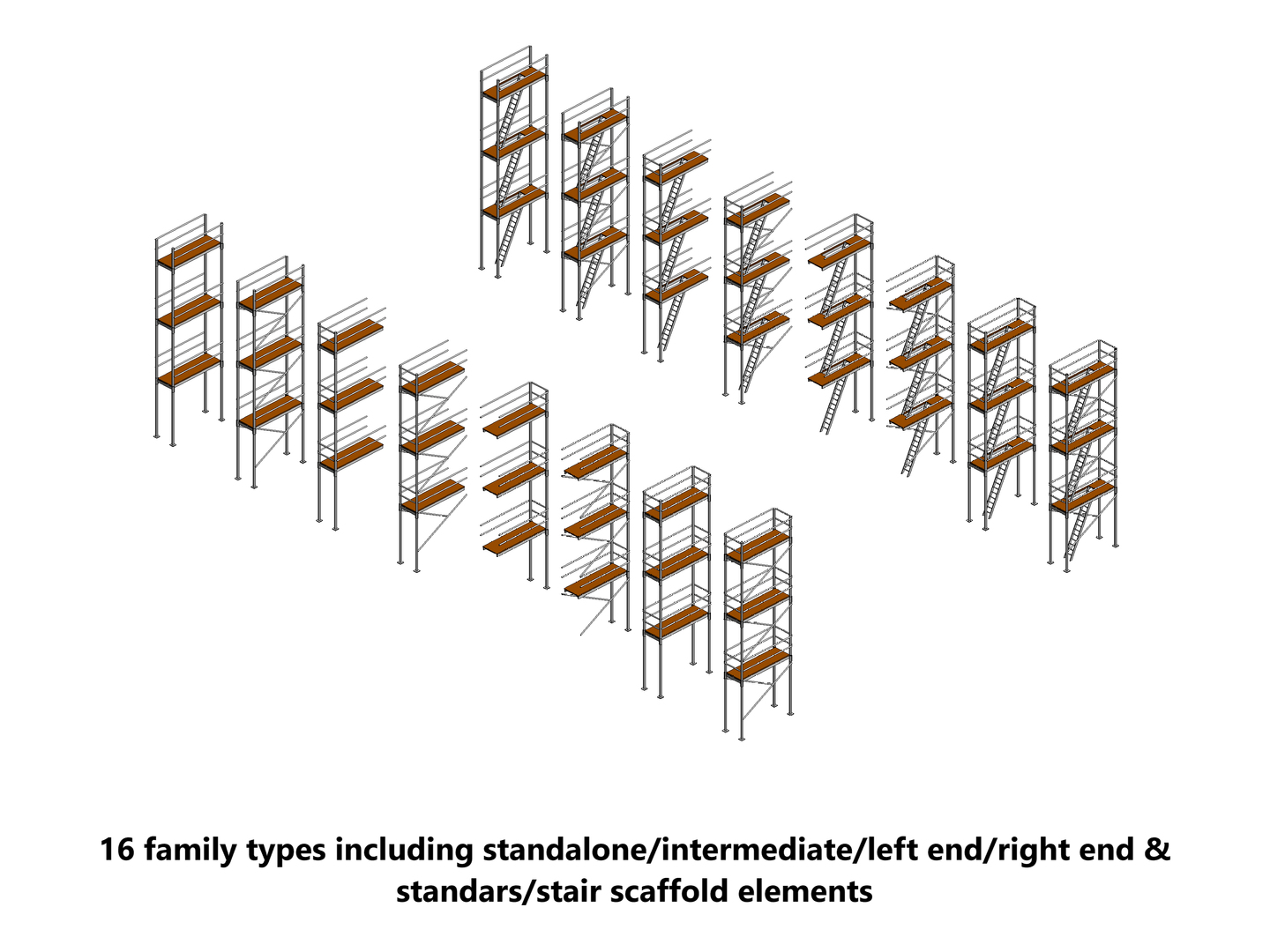 Parametric Scaffold - Revit Family 3D - TurboSquid 1820518