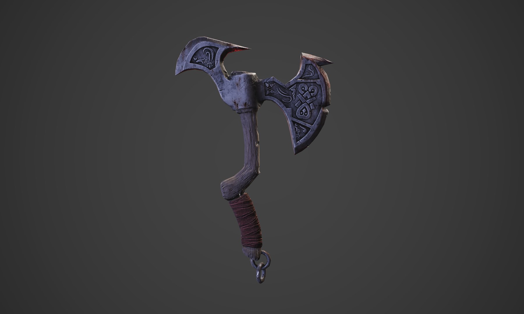 3D Axe Weapon For Games With Texture Model - TurboSquid 2140162