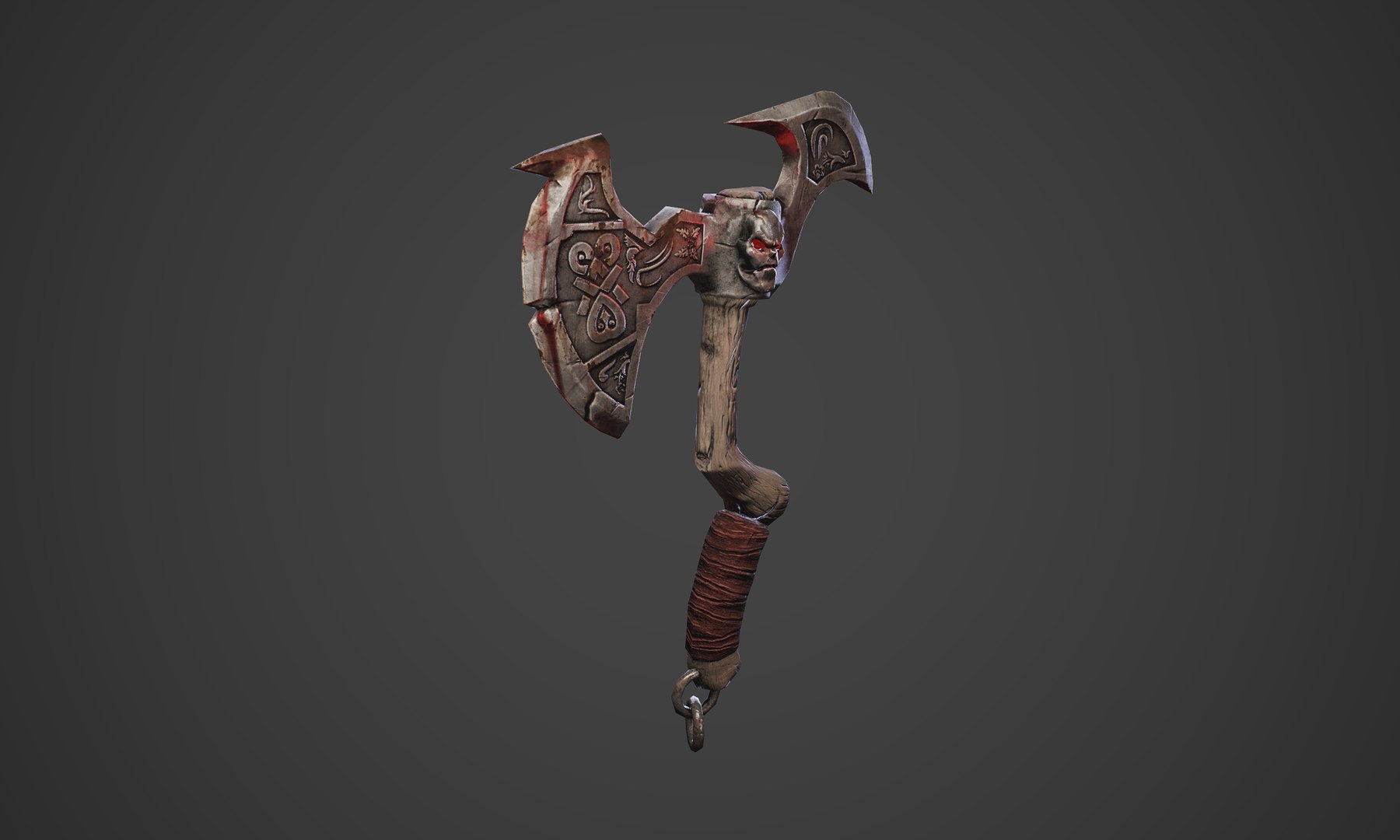 3D Axe Weapon For Games With Texture Model - TurboSquid 2140162