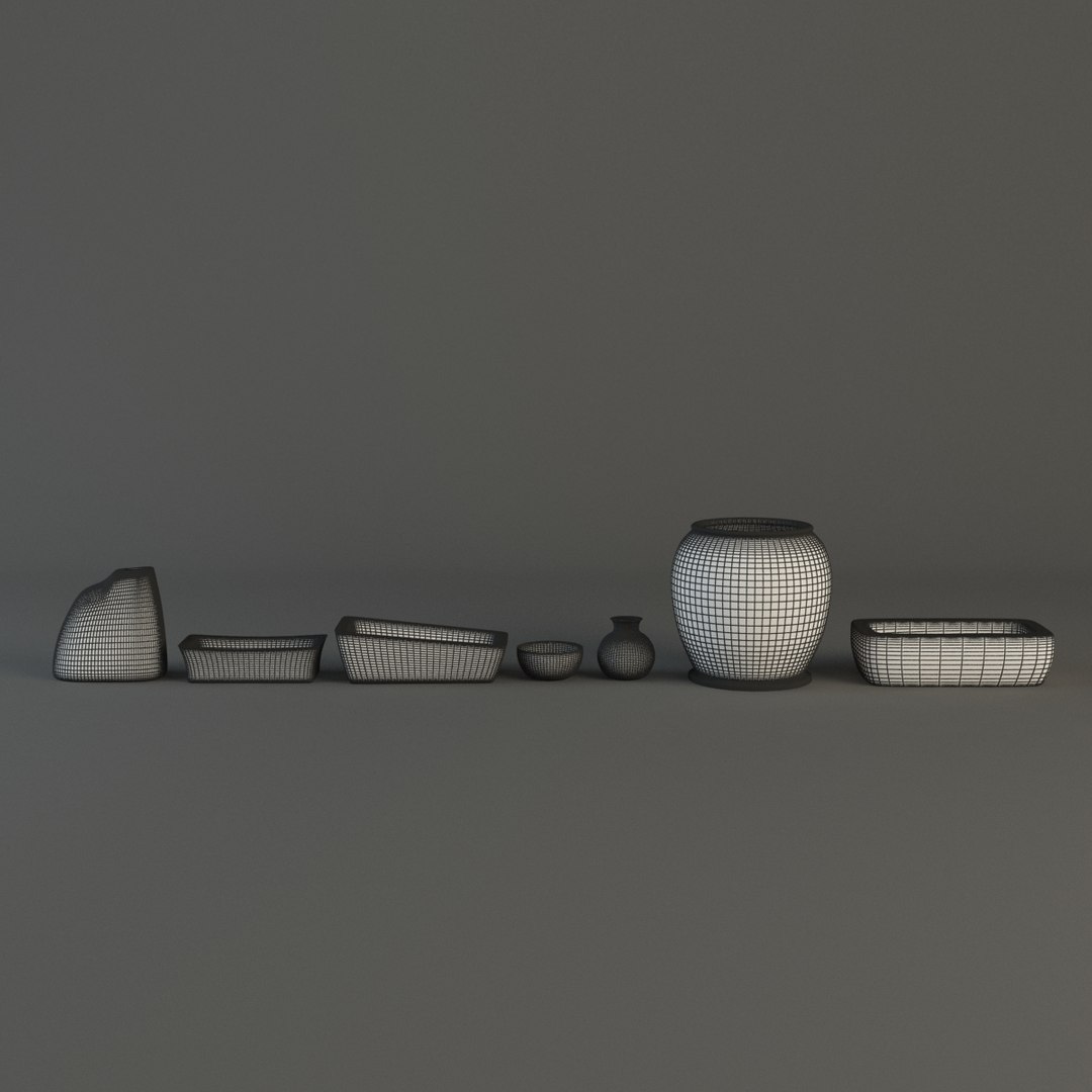 3d Porcelain Set